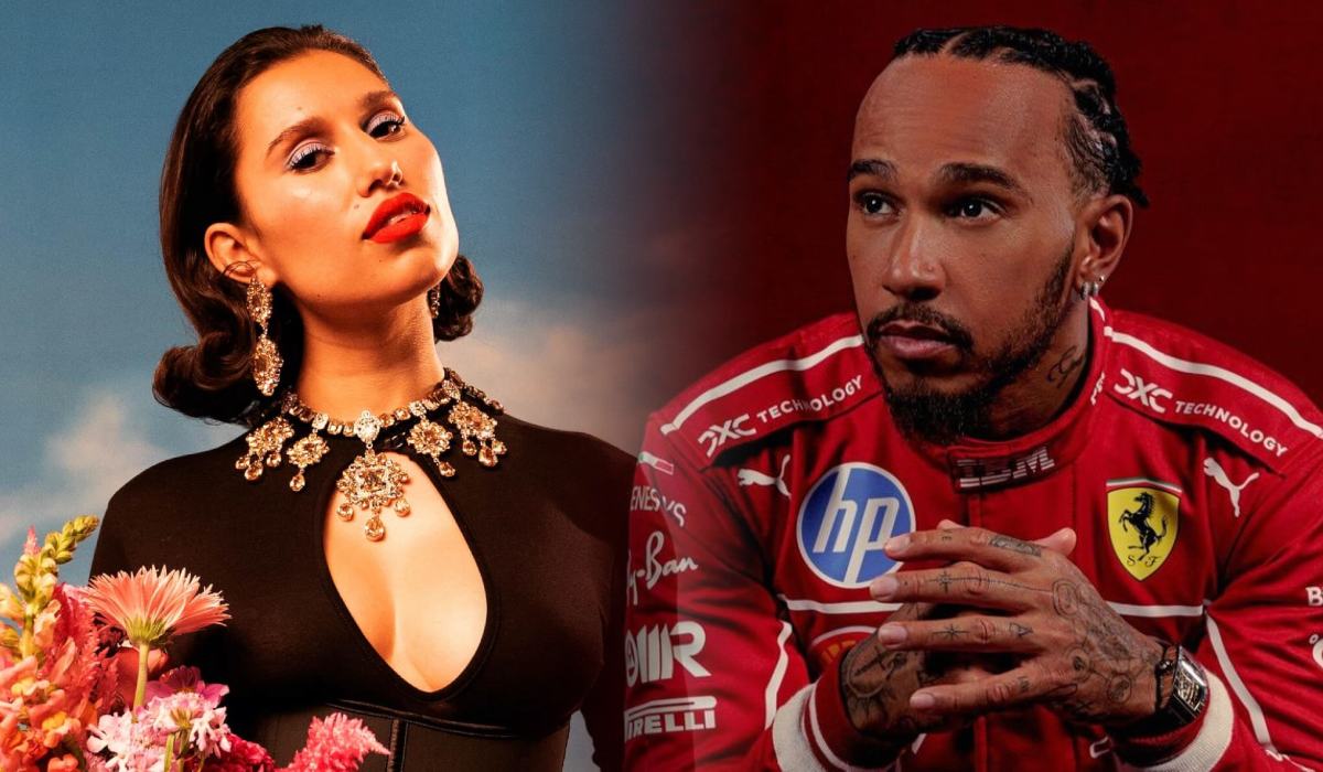Yarış sonrası konser… Formula 1 yıldızı Lewis Hamilton ve şarkıcı Raye ...